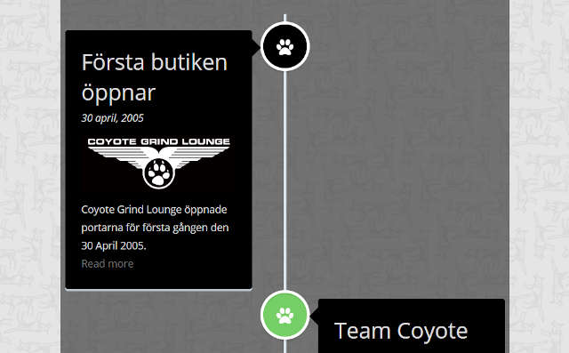 Historia – Coyote Grind Lounge